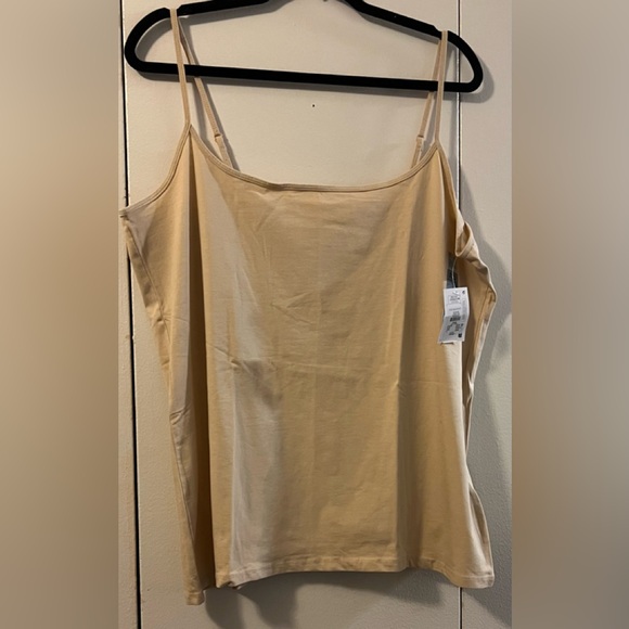 Tops | Nwt Beige Cami 2xl | Poshmark